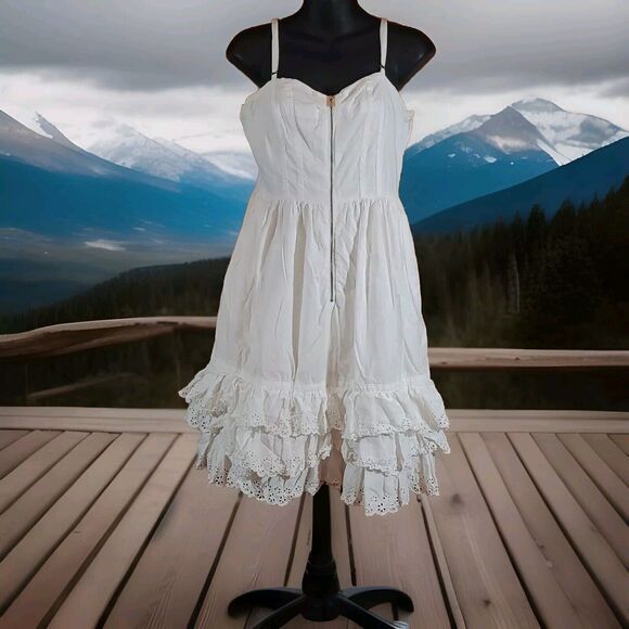 Tracy Feith | Dresses | Tracy Feith Target 9 White Adjustable Straps ...